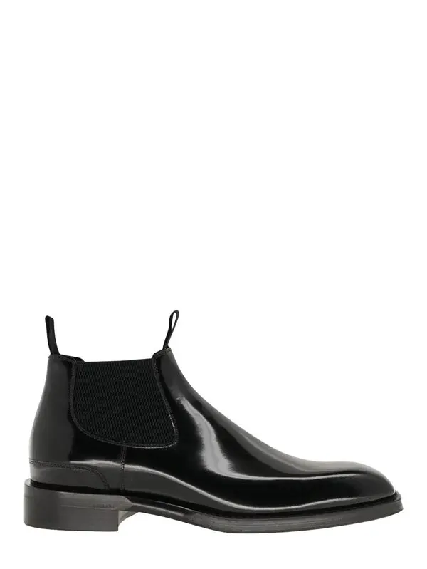 Burberry Square Toe Chelsea Boot - Black