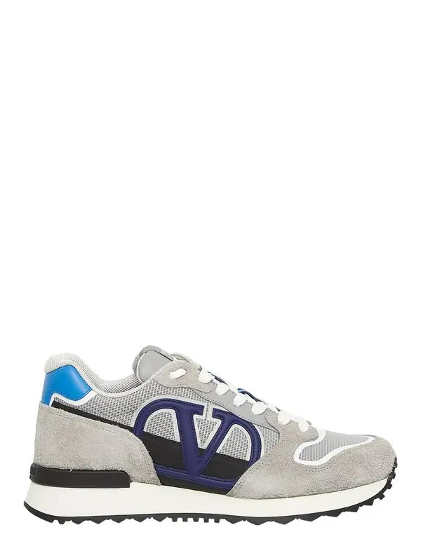 Valentino Garavani V Logo Pace Sneaker - Grey