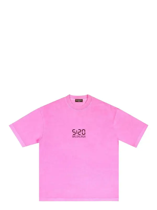 Balenciaga 5:20 Graphic T-shirt - Pink