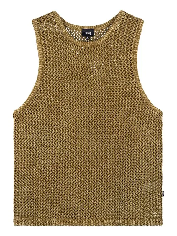 StÜssy O'dyed Mesh Tank - Tan