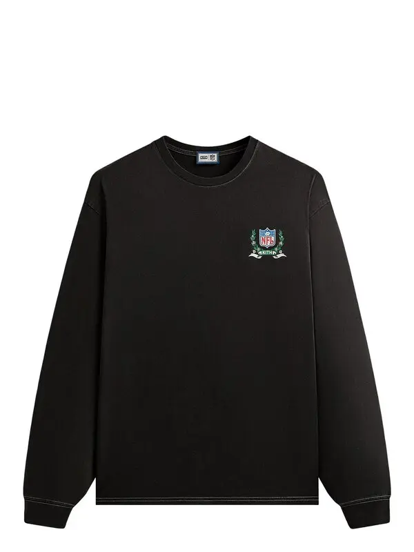 Kith 47 For The Nfl: Jets Vintage Long-sleeve Tee - Black
