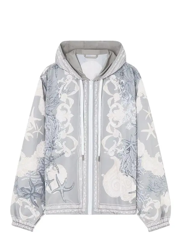 Versace La Vacanza Print Blouson - Grey