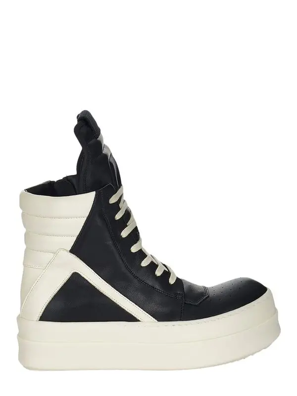 Rick Owens Porterville Mega Bumper Geobasket High Sneakers - Black
