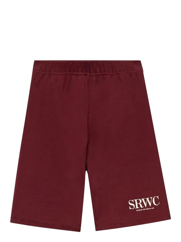SPORTY & RICH Upper East Side Biker Short - Red