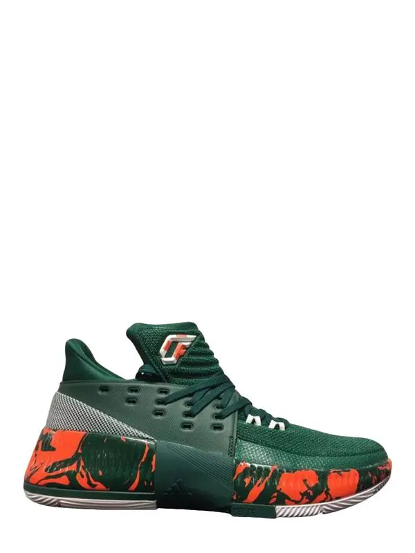 Adidas Sm D Lillard 3.0 March Madness 'miami Hurricanes - Green