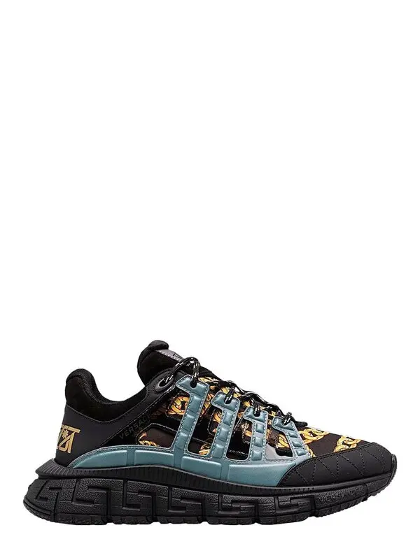 Versace Trigreca Sneakers - Black