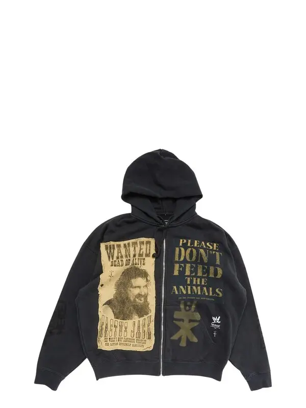 CACTUS JACK BY TRAVIS SCOTT X Wwe Full-zip Hoodie - Black