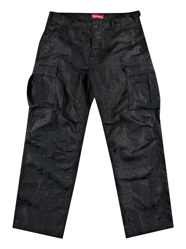 Supreme Floral Tapestry Cargo Pant - Black