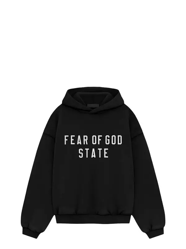 Fear Of God Heavy Fleece Hoodie - Black
