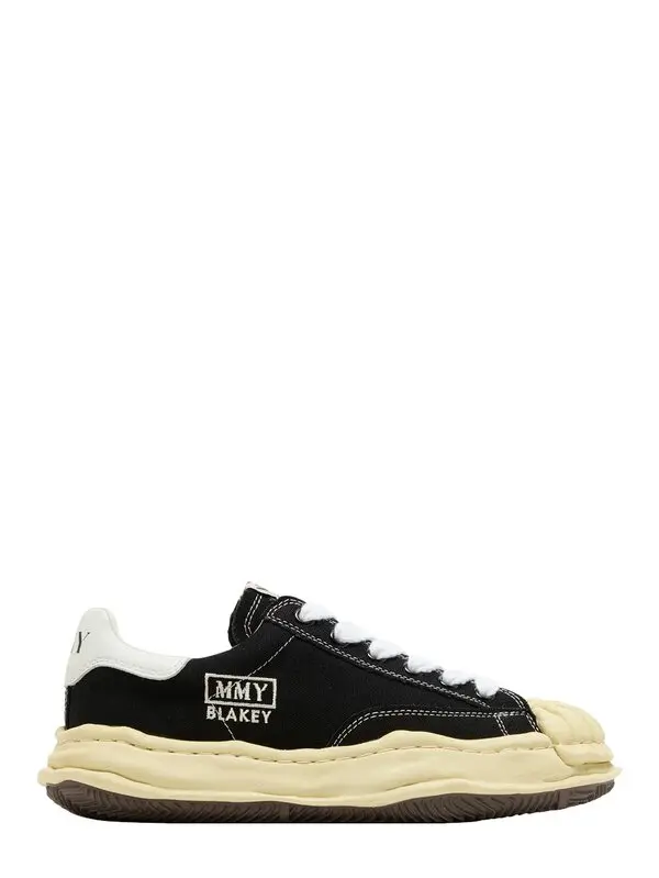 Mihara Yasuhiro Blakey Og Sole Vintage Canvas Low Sneakers - Black