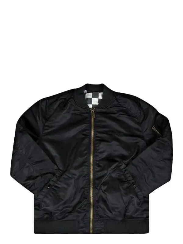 Supreme Reversible Checkered Ma-1 Jacket - Black