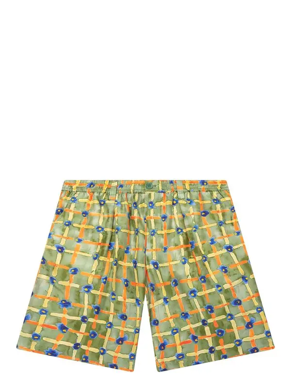 Marni Printed Shorts - Green