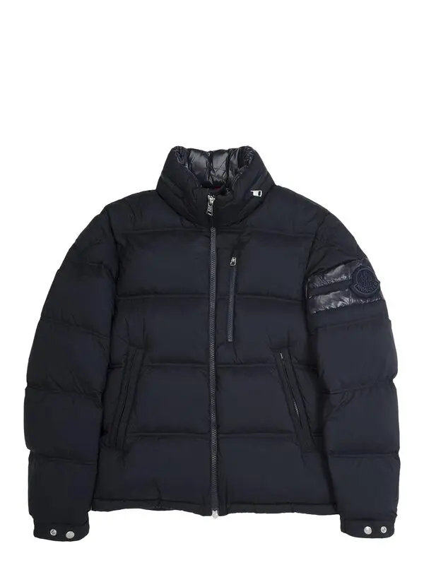 Moncler Full Zip Puffer Jacket - Blue