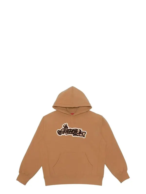 Supreme Handstyle Hooded Sweatshirt - Brown