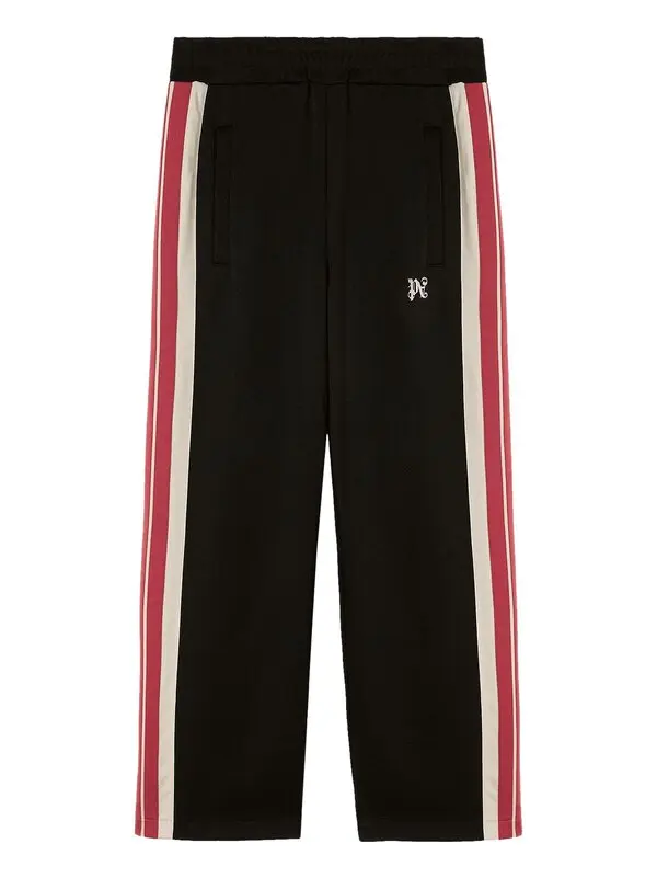 Palm Angels Monogram Colorblock Track Pants - Black