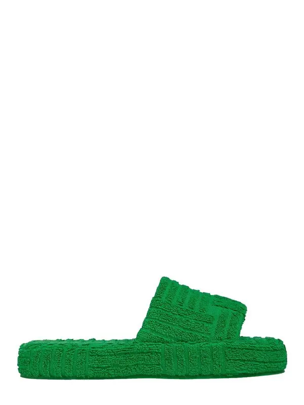 Bottega Veneta Resort Sponge Slide - Green