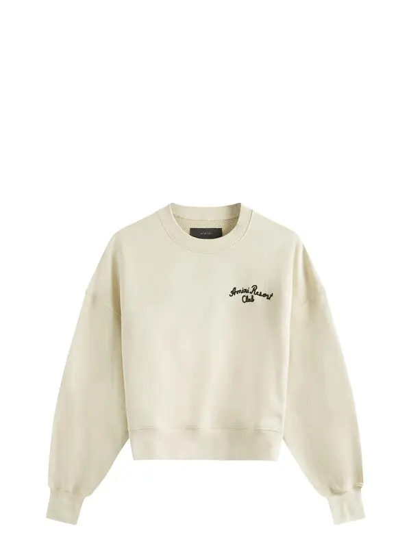 Amiri Oversized Crewneck Sweatshirt - Cream