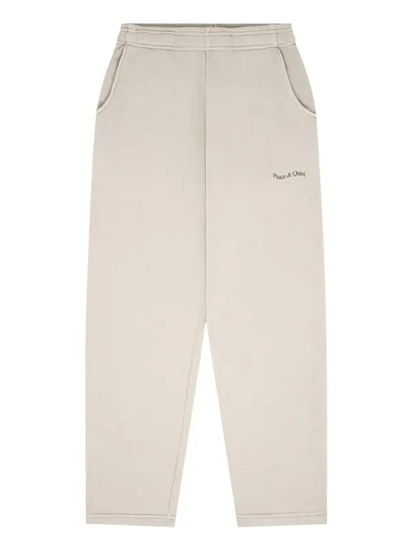 MUSEUM OF PEACE & QUIET Wordmark Sweatpants - White