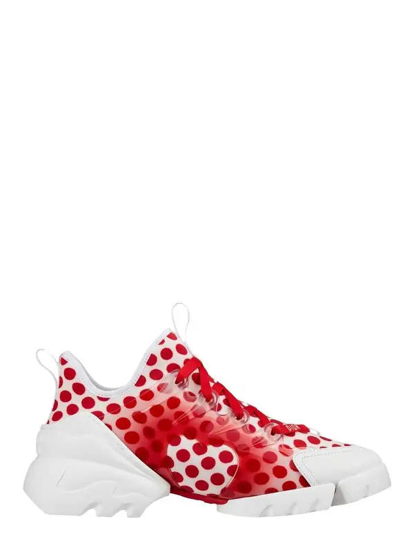 Dior D-connect Dioramour Dots Sneakers - Red