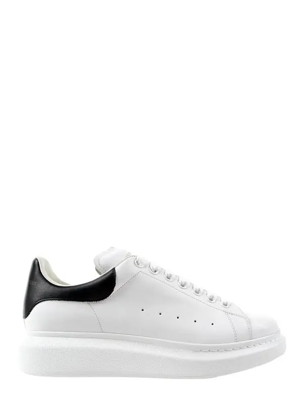 Alexander McQueen Wedge Sole Low Sneakers - White