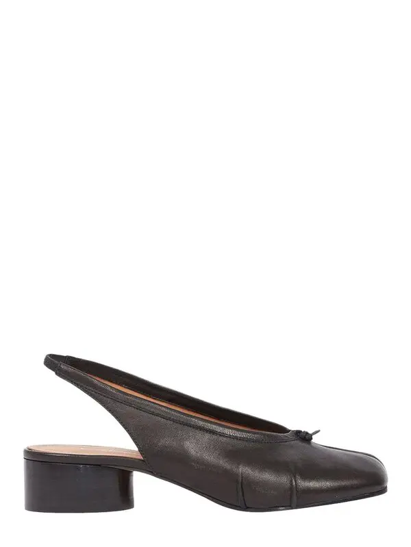 MAISON MARGIELA Tabi Ballerina Slingbacks - Black