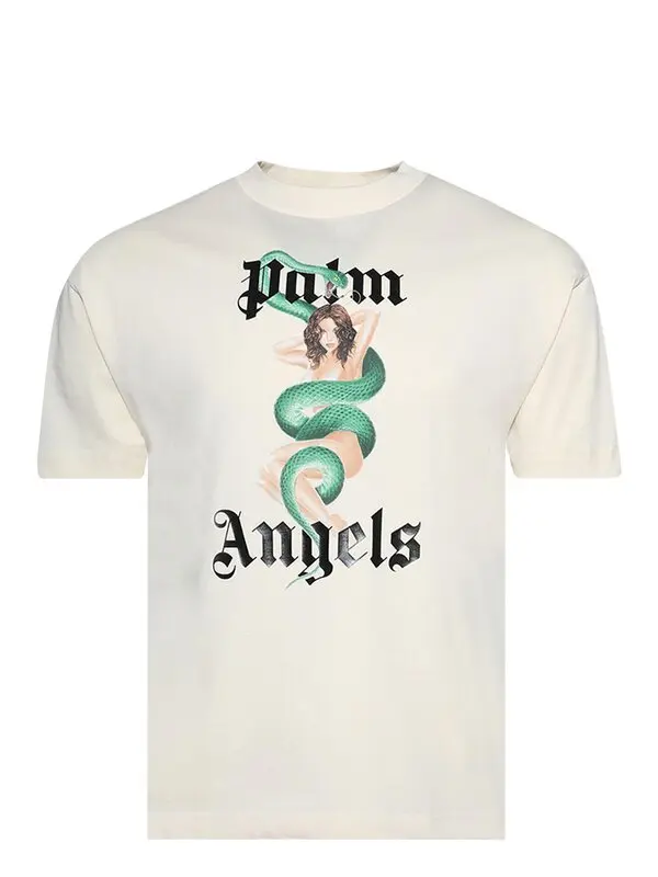 Palm Angels Ivy Pin Up Tee - White
