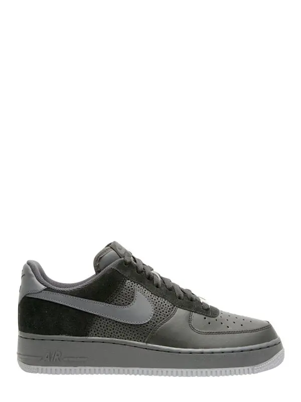 Nike Black Suede Air Force Shoes For Men Editorialist