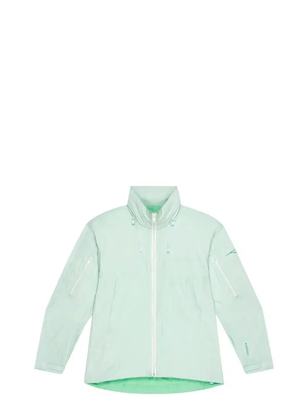Givenchy Logo Printed Hooded Windbreaker - Green