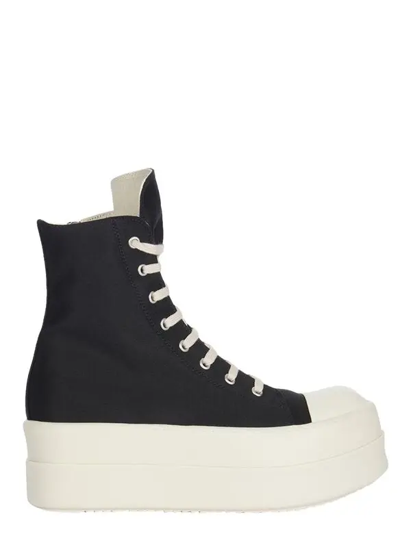 Rick Owens Lido Double Bumper Sneakers - Black
