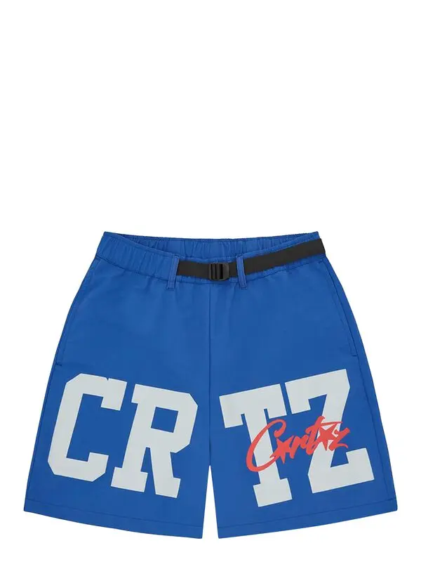 CORTEIZ Nylon Belted Shorts - Blue