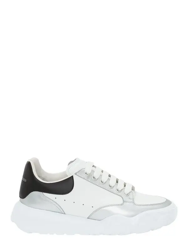 Alexander McQueen Oversized Court Trainer - White