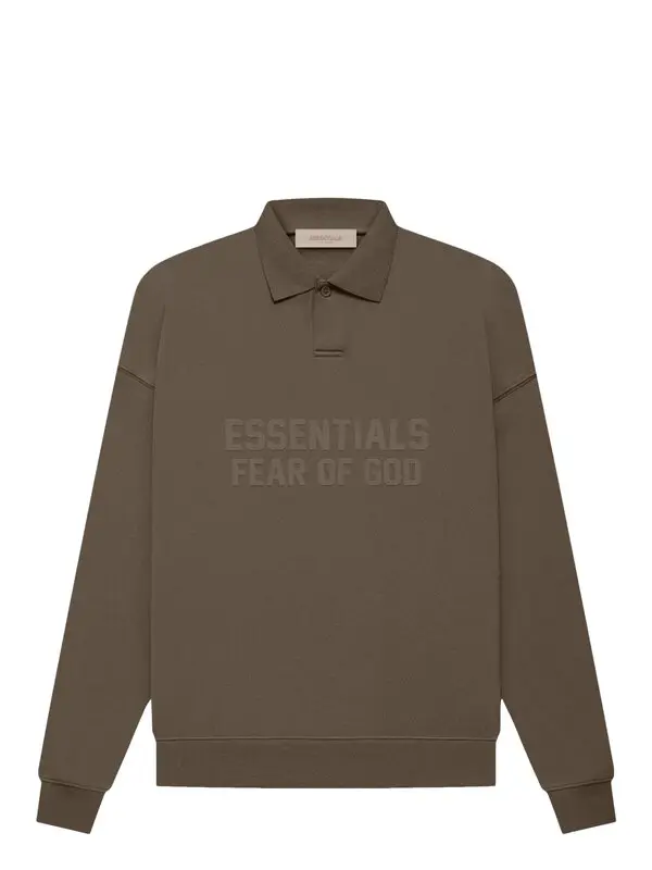Fear Of God Long-sleeve Polo - Brown