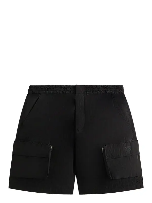 Kith Wrinkle Nylon Evan Cargo Short - Black
