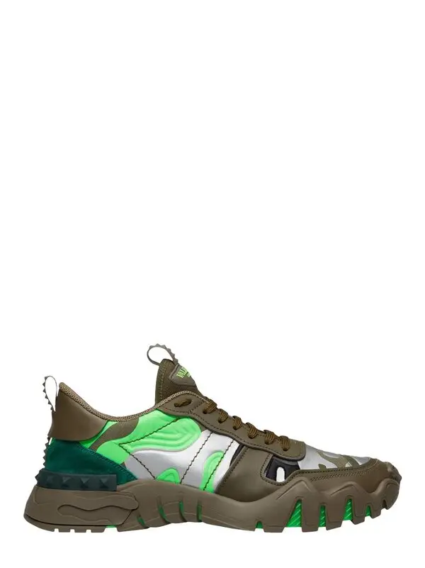 Valentino Garavani Rockrunner Plus Sneakers - Green
