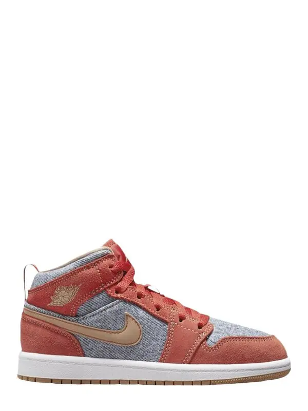 JORDAN 1 Mid Se Ps Sneakers - Orange