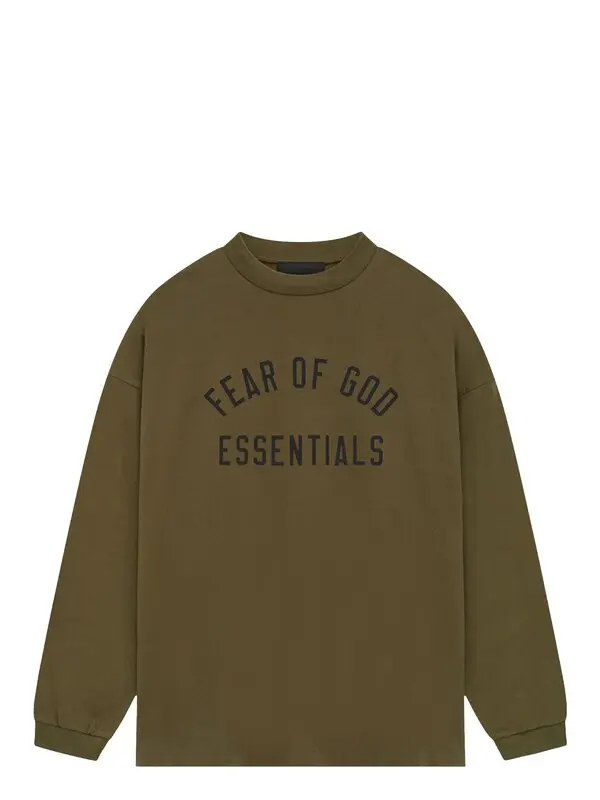 Fear Of God Jersey Long-sleeve Tee - Green