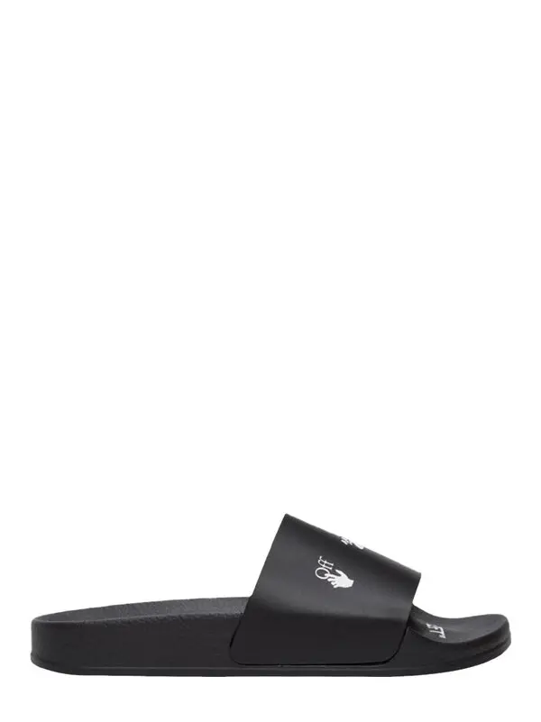 Off-White Pool Slides - Black