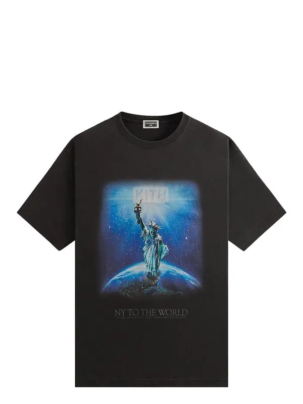 Kith Worldwide Vintage Tee - Black