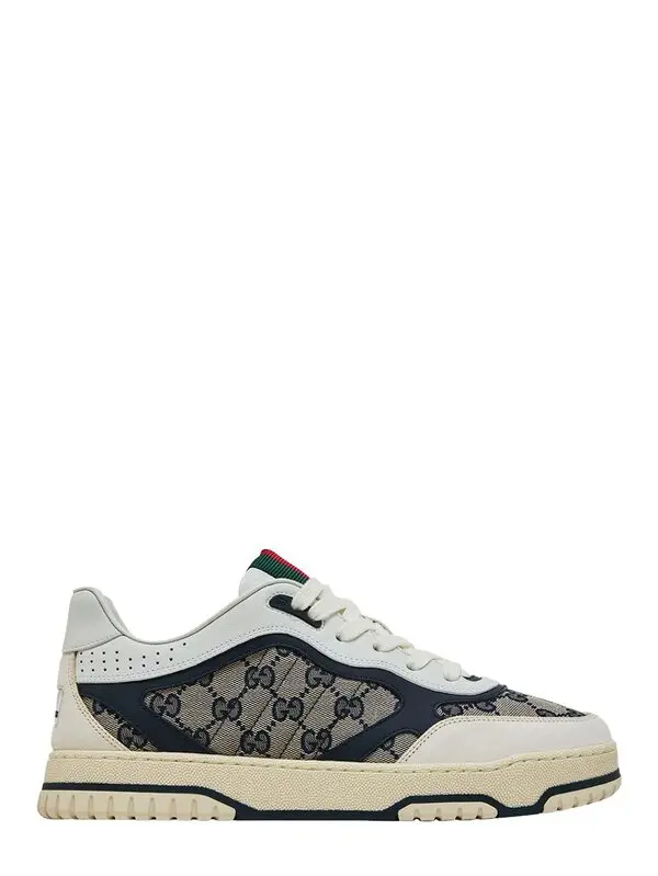 Gucci Re-web Gg Canvas Sneakers - Cream