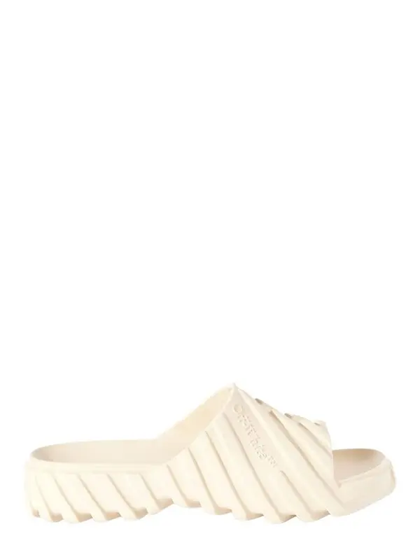 Off-White Exploration Sliders - Cream