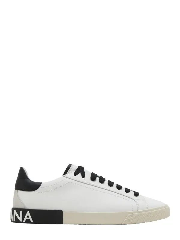 Dolce & Gabbana Portofino Vintage Sneakers - White
