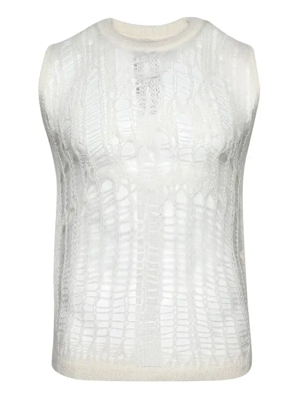 Rick Owens Spider Tank Top - White