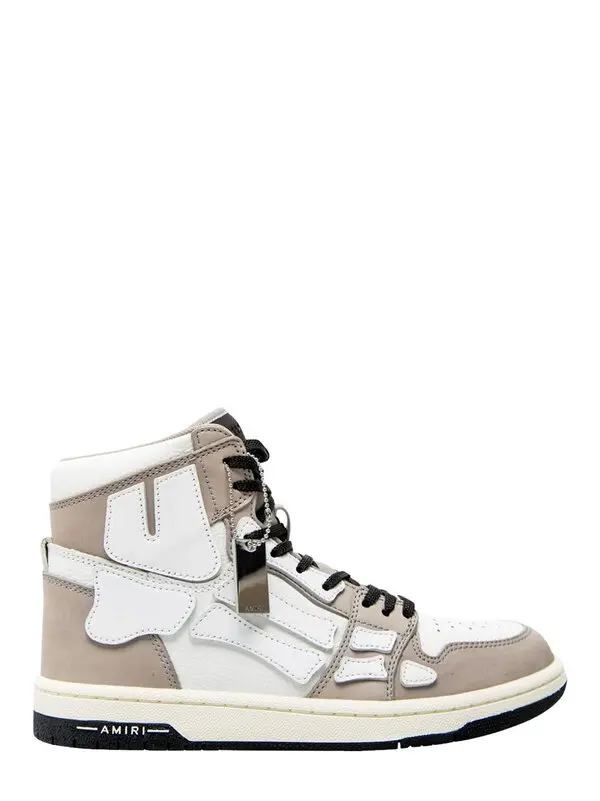 Amiri Skeleton High Sneakers - Grey