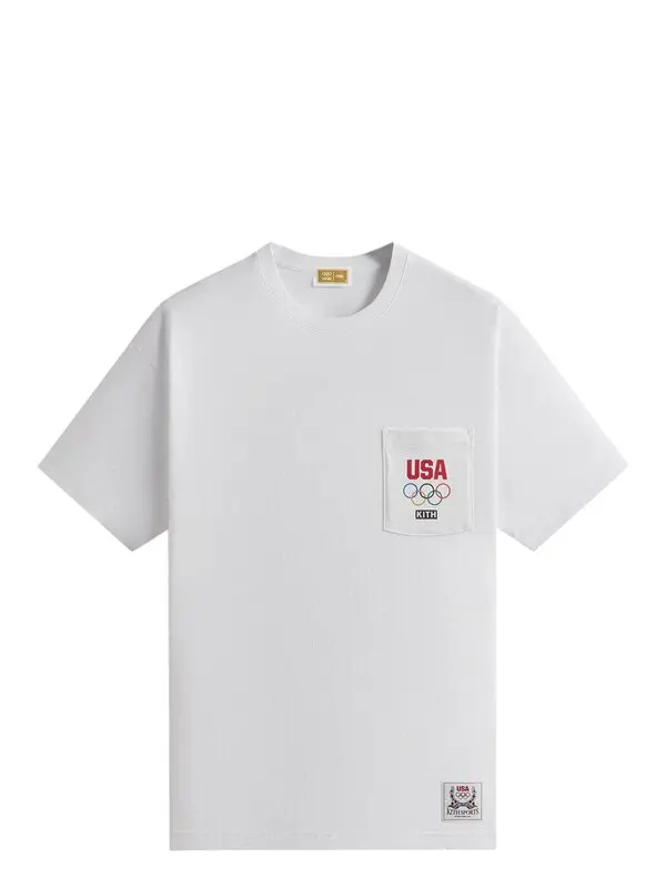 Kith For Team Usa Olympics 2024 Tee - White