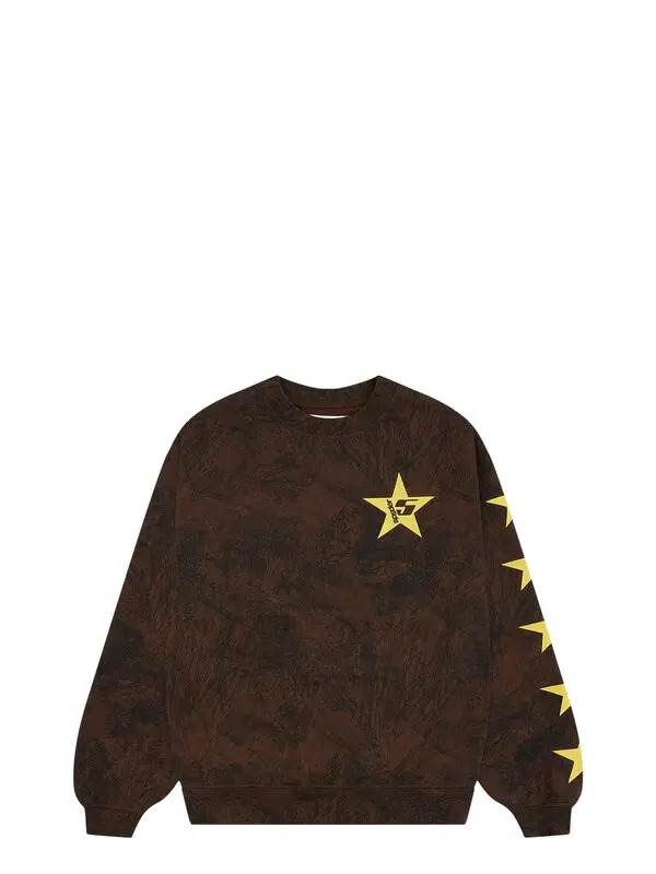 SP5DER 5 Crewneck Sweatshirt - Brown