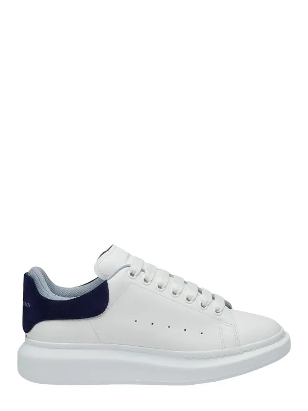 Alexander McQueen Oversized Sneaker With Double Heel Tab - White