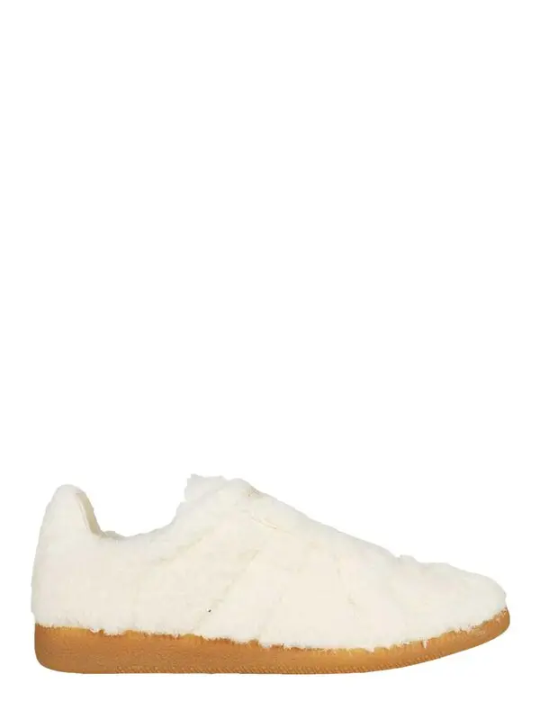 MAISON MARGIELA Shearling Replica Sneakers - White