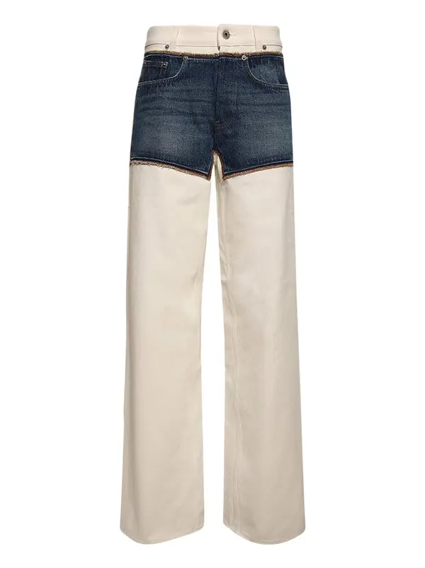 Jean Paul Gaultier Petit Grand Denim Jeans - White