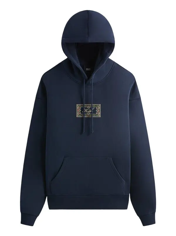 Kith Ornamental Script Nelson Hoodie - Blue