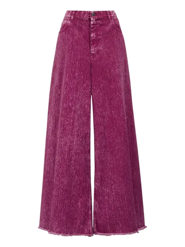 Marni Wide Leg Trousers - Pink
